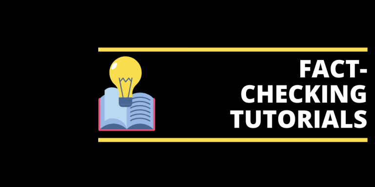 Fact-checking Tutorials – Covid19Misinfo